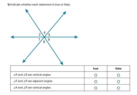 Solved 1 Indicate Whether Each Statement Is True Or