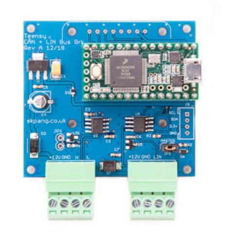 Teensy 32 Can Bus And Lin Bus Breakout Board