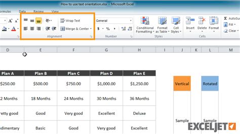 Excel Tutorial How To Use Text Orientation In Excel For How Do You Do Spreadsheets — Db
