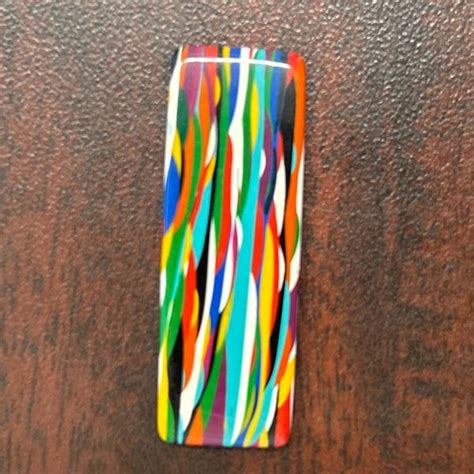 Glass Sphere 160 Fiber Optic Glass Red White And Blue Highly