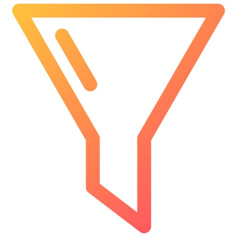 Filter Generic Gradient Outline Icon