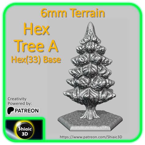 🌳 As Terrain Hex Tree A・free 3d File For ・cults