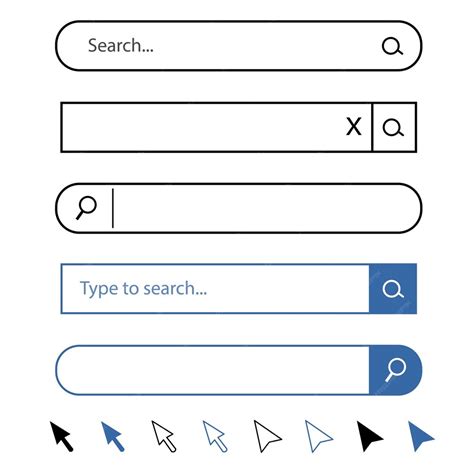 Premium Vector Tablet Search Engine Vector Mouse Pointers Cursors