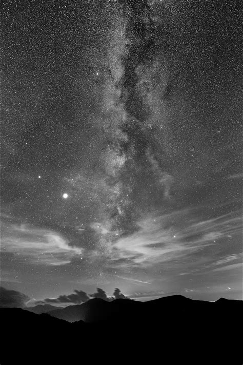 星景写真立ち昇る銀河 星三昧