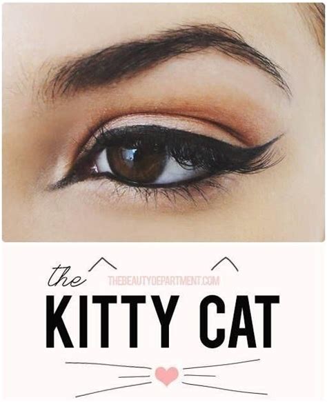 Kitty Cat Eyeliner Step By Step Cat Eyeliner Eye Liner Tricks Cat
