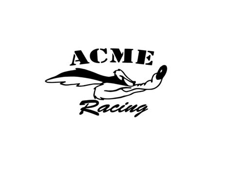 Free Shipping Acme Racing Coyote Vinyl Decal For Window Car Mirror