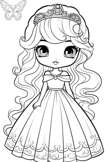 Dibujos De Princesas Para Colorear 👸🏻 Pepelt Princesas Para