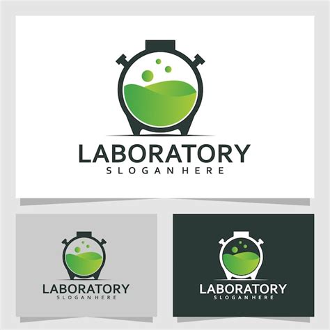 Premium Vector Laboratory Logo Vector Design Template