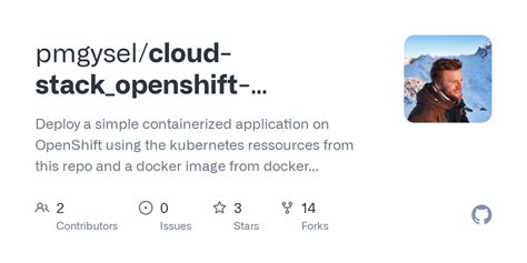 GitHub Pmgysel Cloud Stack Openshift Kubernetes Ressources Deploy A Simple Containerized