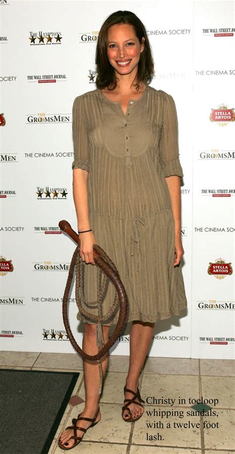 Christy Turlington Feet