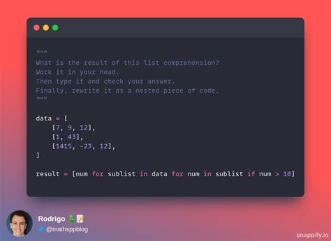 Rodrigo 🐍📝 On Twitter Day 57100 Of Learning And Practising Python 🐍