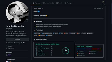 Ibby360 · Issue 502 · Eddiehubcommunityawesome Github Profiles · Github