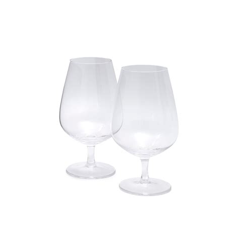 2 Tulip Beer Glasses