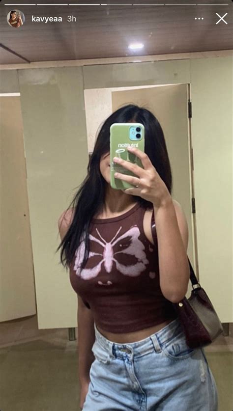 Aesthetic Mirror Selfie Brown Tank Top Ideas Fashion Inspo Fashion
