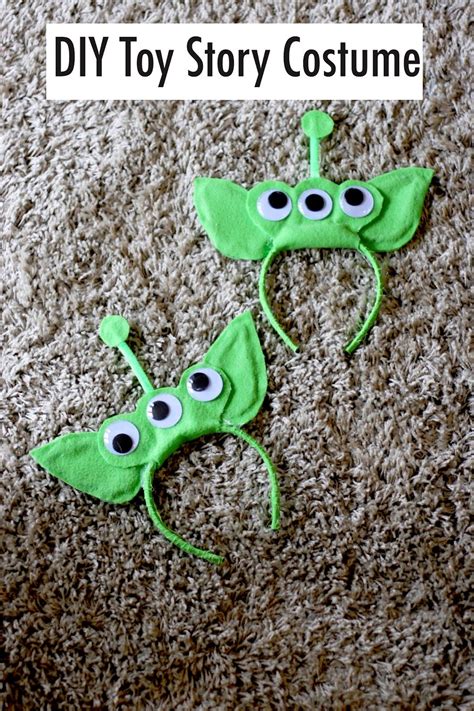 Diy Toy Story Alien Costume Ariel And Alder Toy Story Costumes Toy