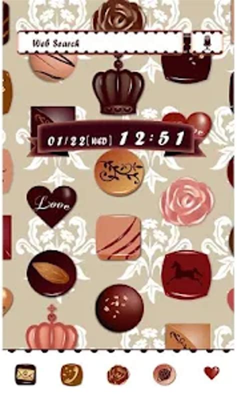 Chocolate Love Theme Home For Android Download