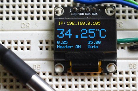 Web Server Based Temperature Controller With Eeprom And Automanual Mode