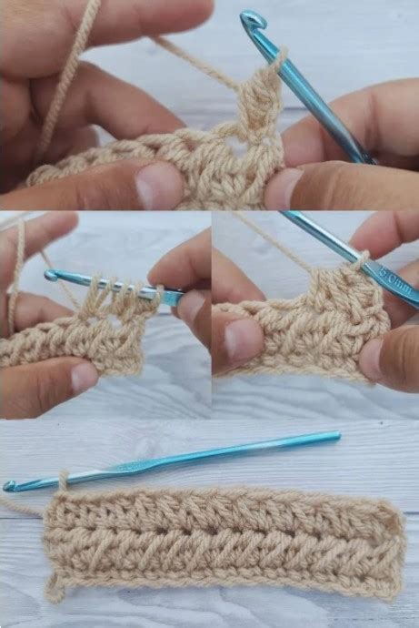 Knotted Half Double Crochet Stitch Photo Tutorial — Brilliant Life Hacks