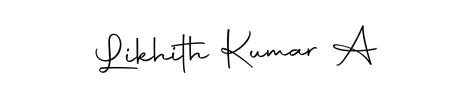 78 Likhith Kumar A Name Signature Style Ideas Special Esignature