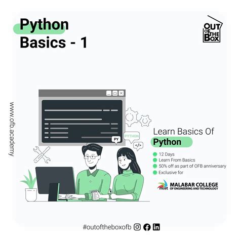 Nithya Purushothaman On Linkedin Ofb Is Presenting A Course On Python Exclusively For The