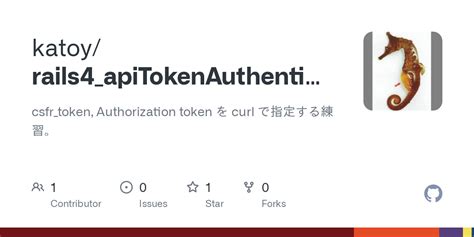 github katoy rails4 apitokenauthentication csfr token authorization