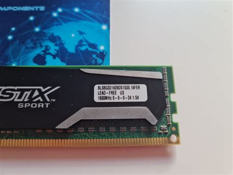 Crucial Ballistix Sport 8gb Ddr3 Pc3 12800u 1600 Mhz Račun R1