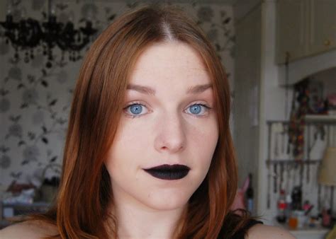 Sophie Says Braving Black Lipstick