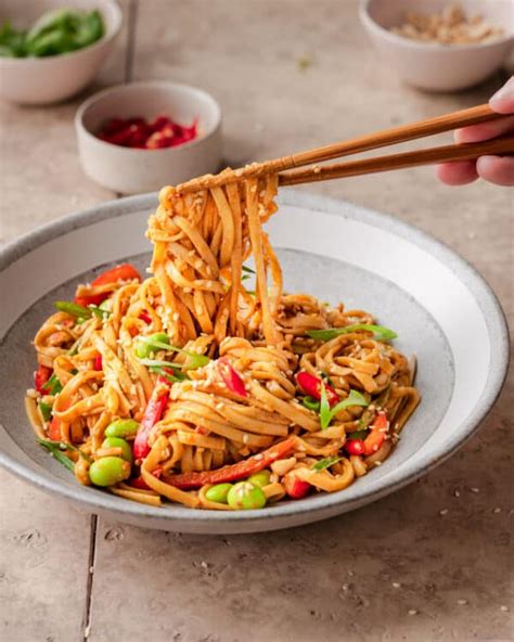 Sesame Noodles Rainbow Plant Life