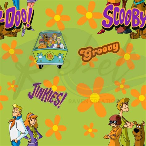Scooby Doo Seamless File Etsy