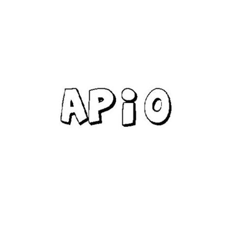 APIO Dibujos Para Colorear