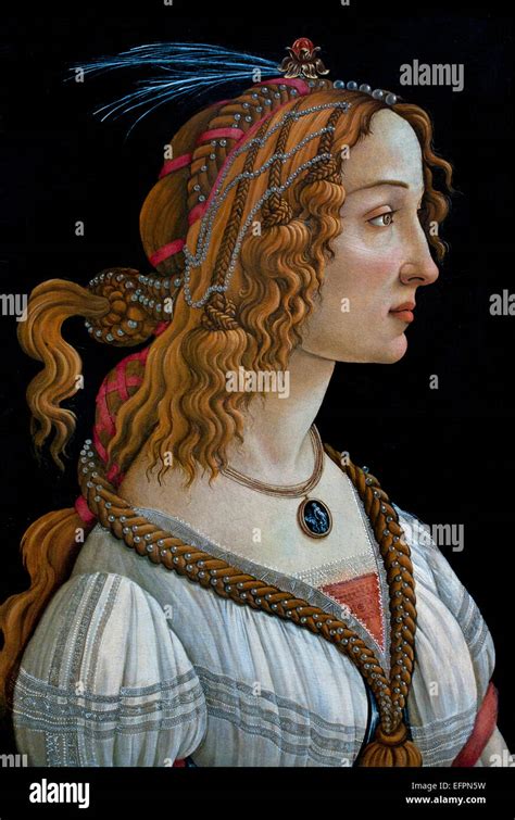 Idealized Portrait Of A Lady Portrait Of Simonetta Vespucci As Nymph