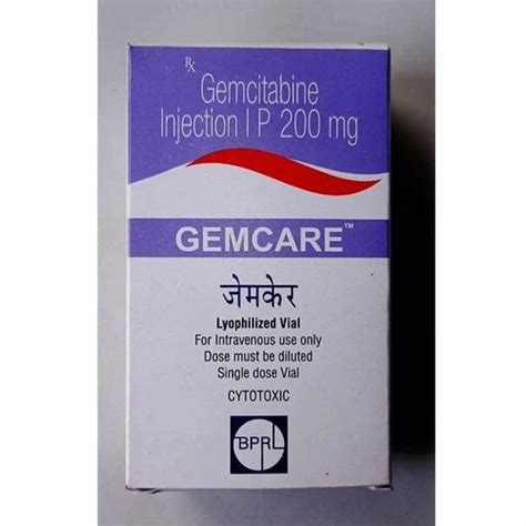 200mg Gemcare Gemcitabine Injection At ₹ 1354 Box Gemcite Injection