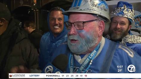 Detroit Lions Fans Are Fired Up As The Team Clinches A Playoff Spot