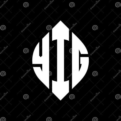 Yig Circle Letter Logo Design With Circle And Ellipse Shape Yig Ellipse Letters With