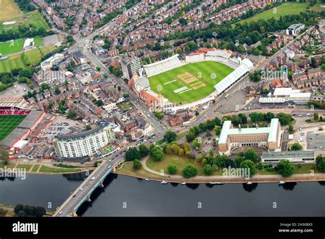 Aerial Image Of Trent Bridge Cricket Ground Nottingham Nottinghamshire