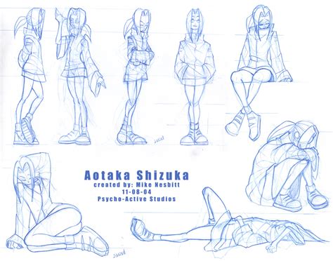 Shizuka Model Sheet By Vashperado On Deviantart