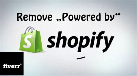Remove Powered By Shopify Link From Your Store Footer By Creativearman
