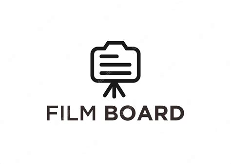 Premium Vector Movie Script Logo Design Vector Illustration