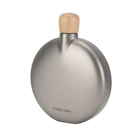 Snow Peak Titanium Curved Flask British Attire