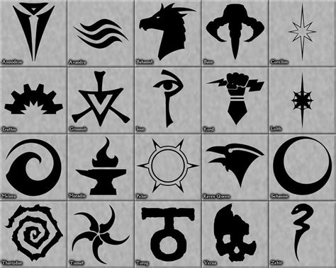 Consider Symbols For Districts Or Factions Modern Fantasy Fantasy Art
