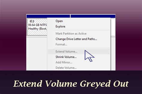 Why Extend Volume Grayed Out And How To Quickly Fix It