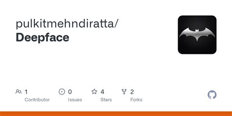 Github Pulkitmehndirattadeepface