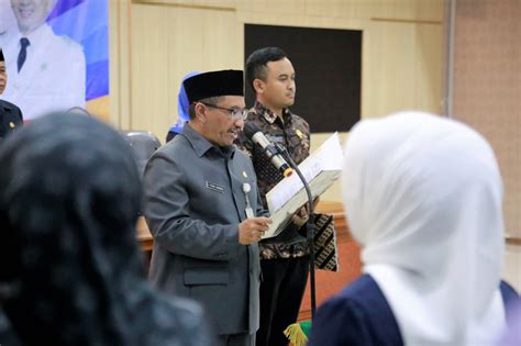 Sekda Lantik 183 Fungsional Kepala Sekolah Pengawas Dan Penilik