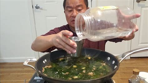 Beef Seaweed Soup Cooking Show Youtube
