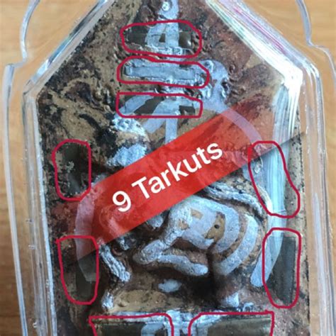 Thai Amulet Rare Special Khun Paen 9 Tarkuts Lp Goy Opposite