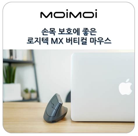버티컬 마우스 인체공학 설계로 손목 보호에 좋은 로지텍 Mx Vertical 네이버 블로그