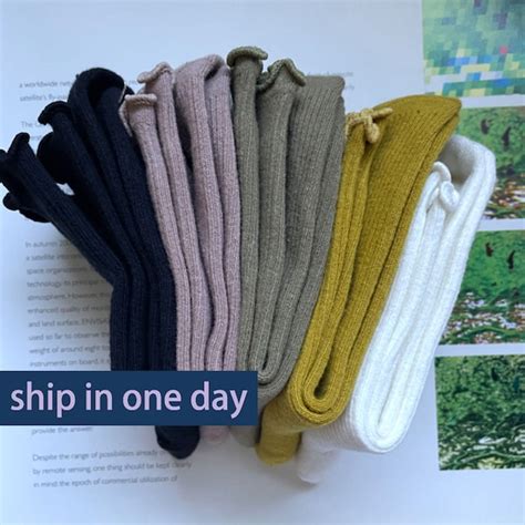 Frilly Ankle Socks Women Etsy