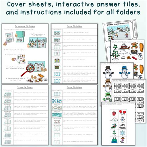 Winter File Folders For January In Special Education Made By Teachers
