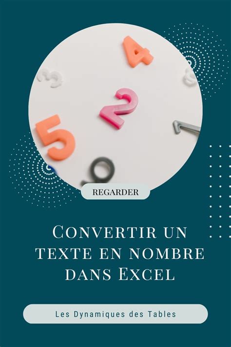 Excel Convertir Un Texte En Nombre