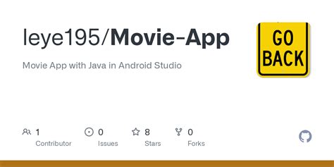 GitHub Leye195 Movie App Movie App With Java In Android Studio